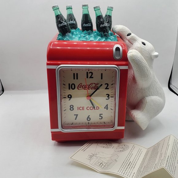 Coca Cola | Accents | Vintage Circa 200 Coca Cola Alarm Clock With Coin ...